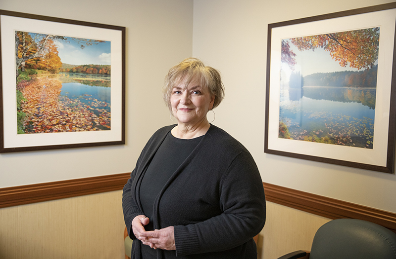 Donna Butler-Rawson always greets patients with a smile and reassurance ...