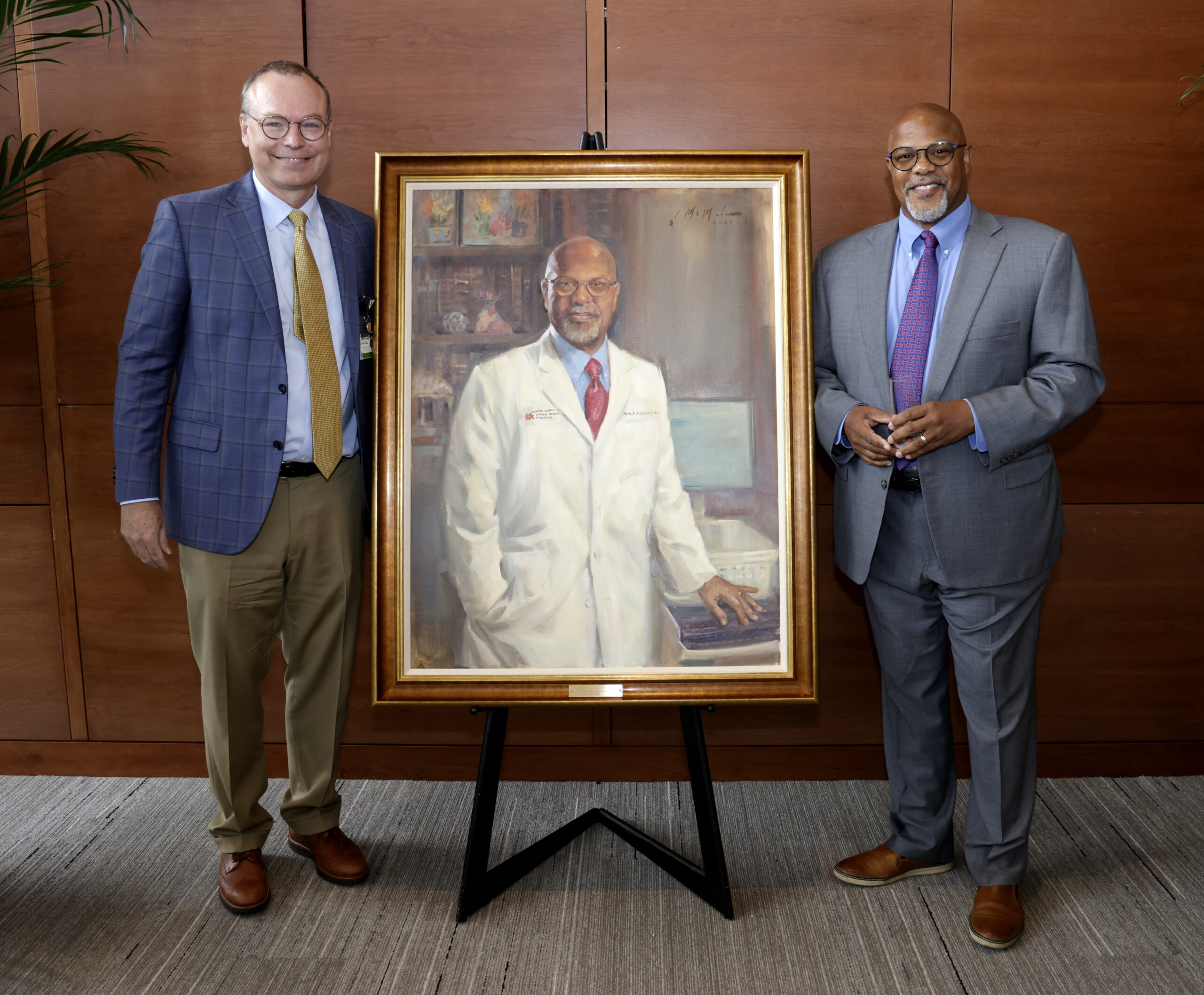 Portrait unveiling event honors Kevin Johnson - Vanderbilt Health News
