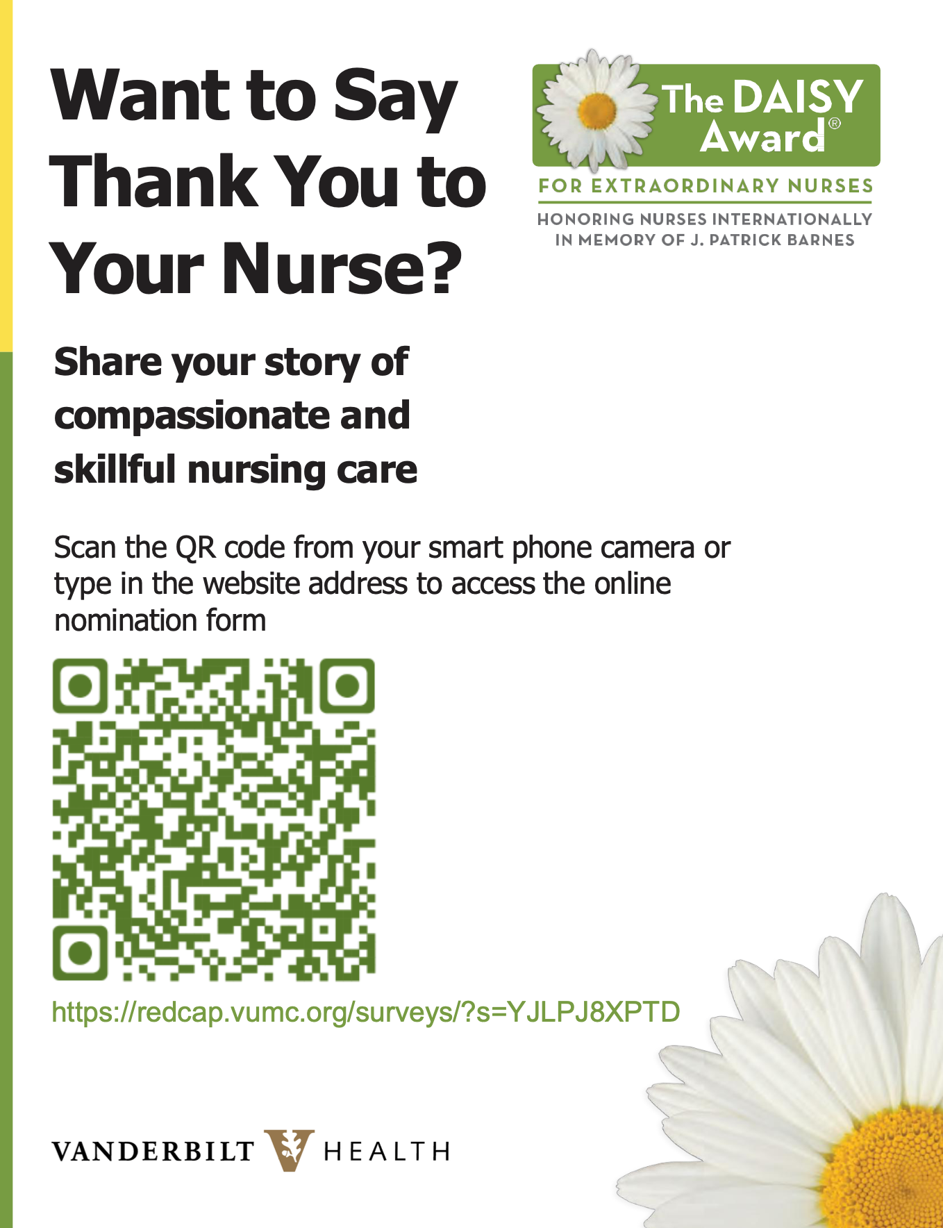 DAISY Award nomination site moved to new REDCap address; new flyers ...