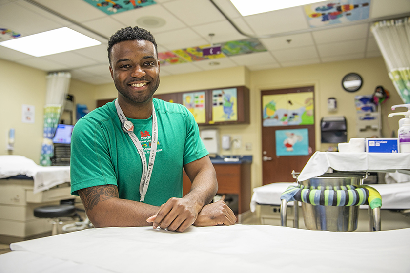 Nicholas Blackmon creates casts to help children heal. He just received ...