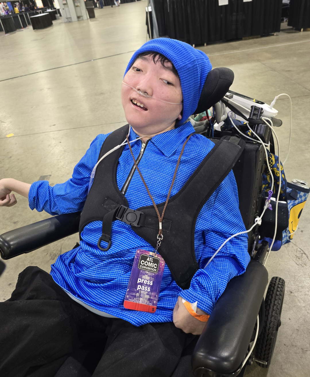 From clinic to comic cons: Team helps nonverbal, nonmobile patient ...