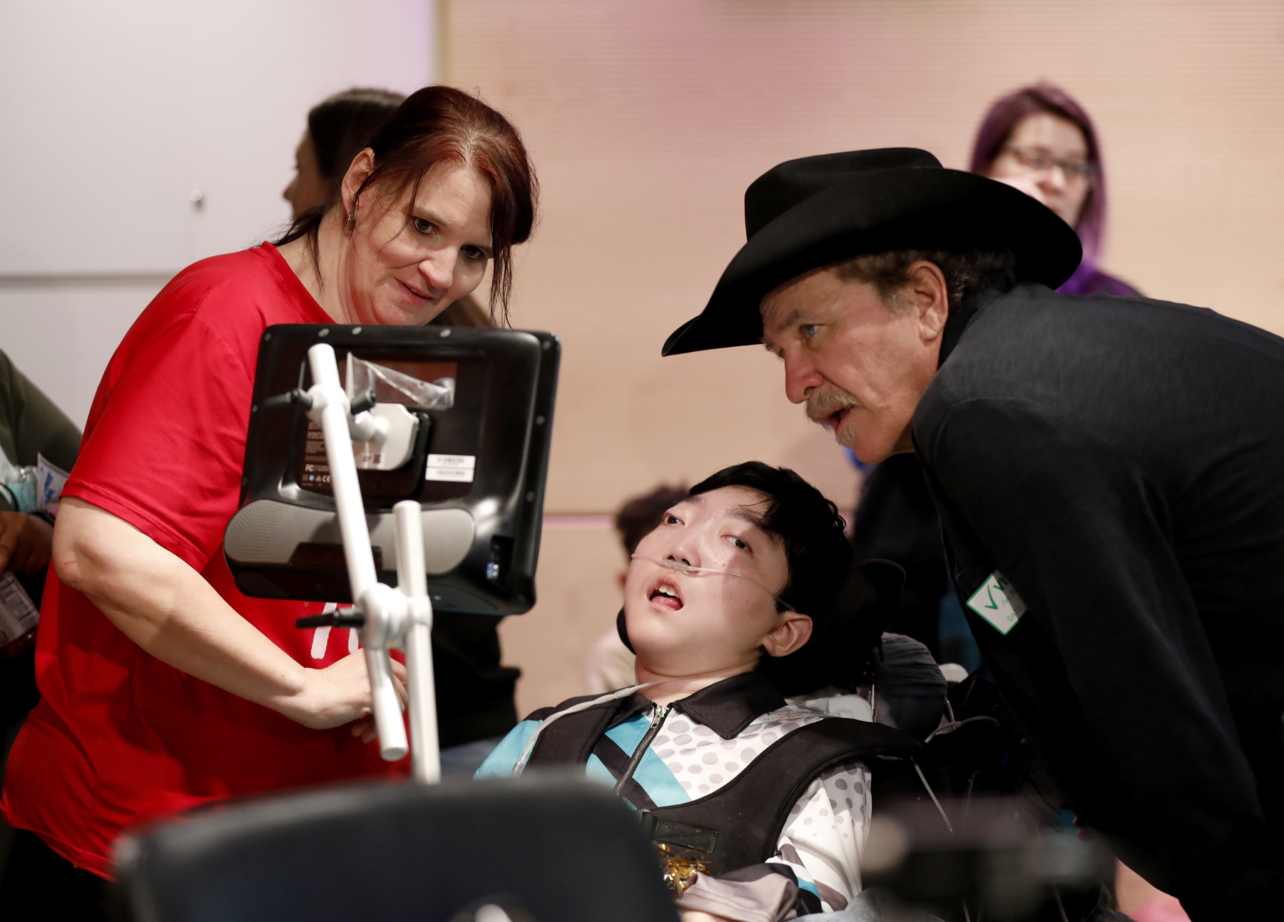 From clinic to comic cons: Team helps nonverbal, nonmobile patient ...