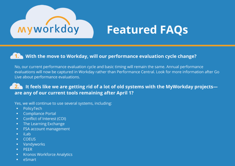Featured MyWorkday FAQs: performance evaluation and what current tools ...