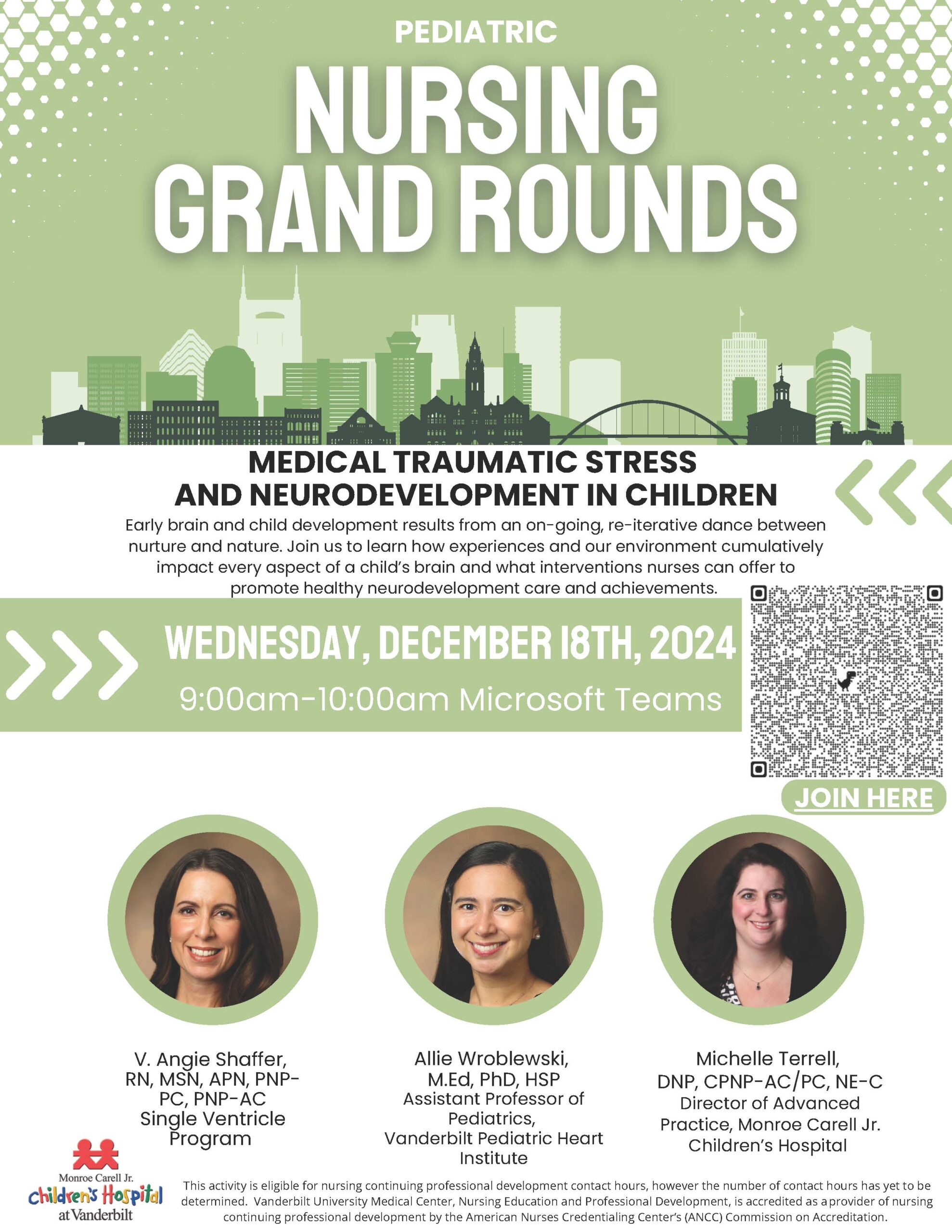 Pediatric Nursing Grand Rounds on stress and neurodevelopment in ...