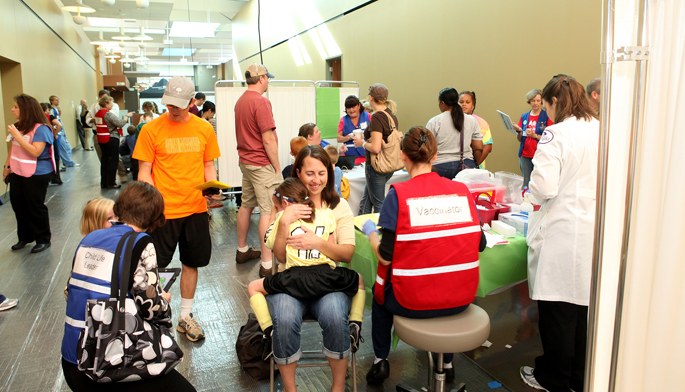 Photo: Family Mass Vaccination - VUMC News