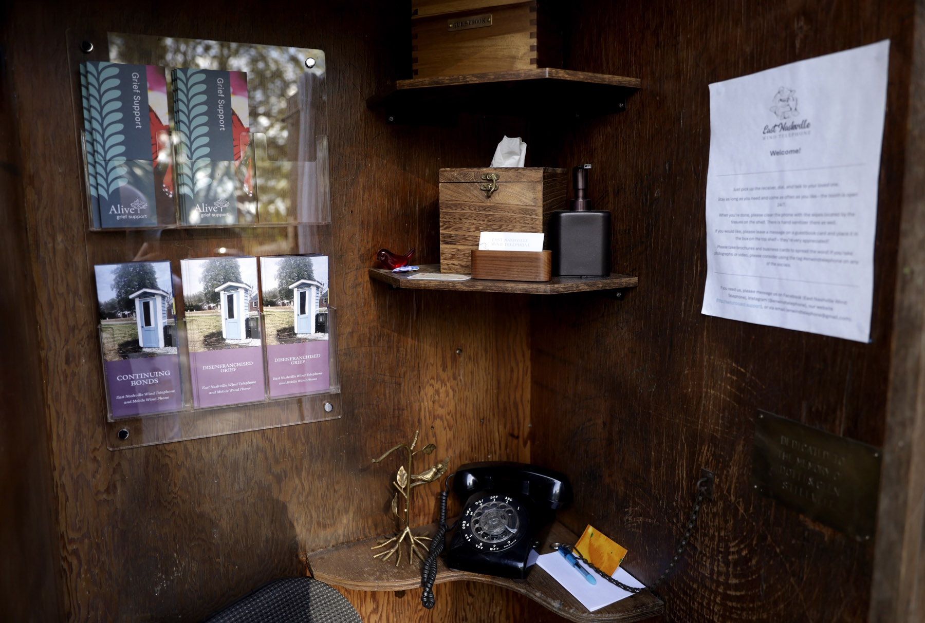 Nurse’s wind phone project provides solace from grief - Vanderbilt ...