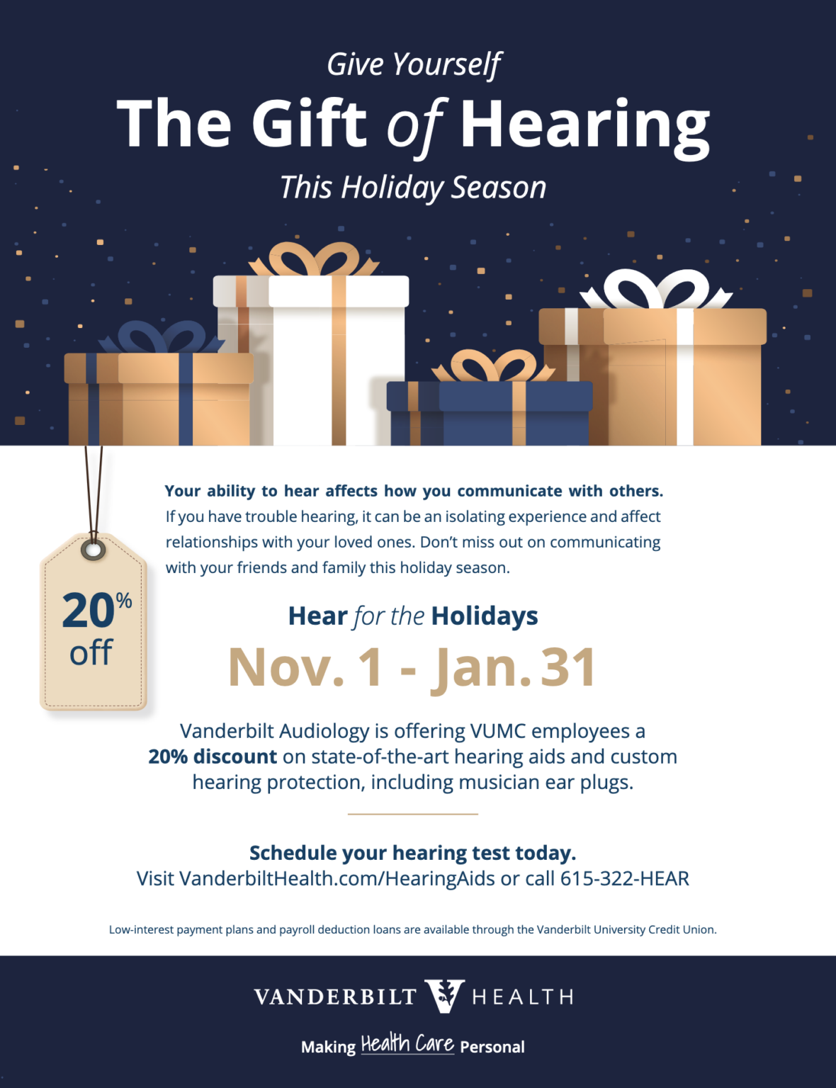 VUMC employees get 20% discount on hearing aids and custom hearing ...