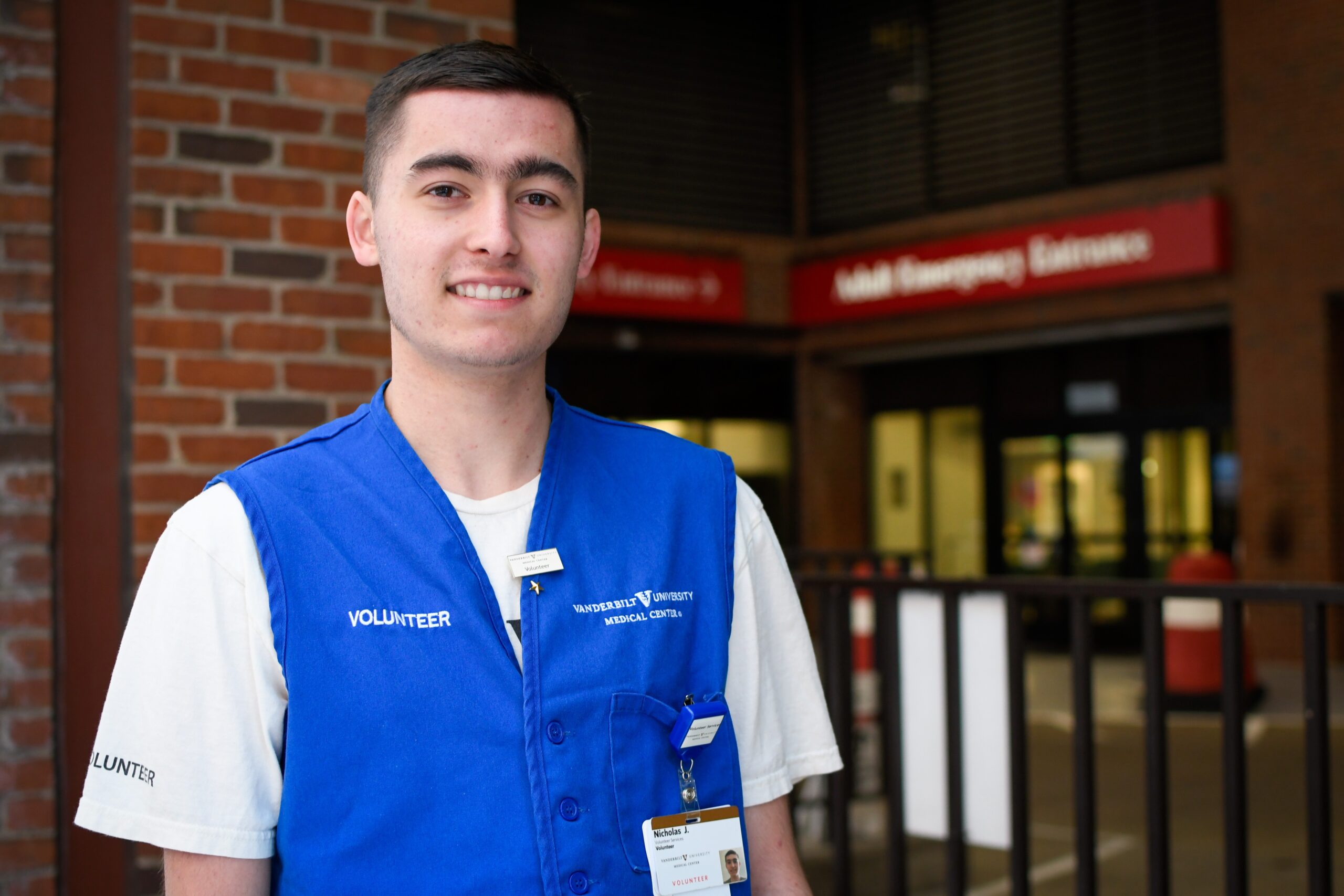 VUMC volunteer Nicholas Joy wins Charles Strobel Legacy of Service ...