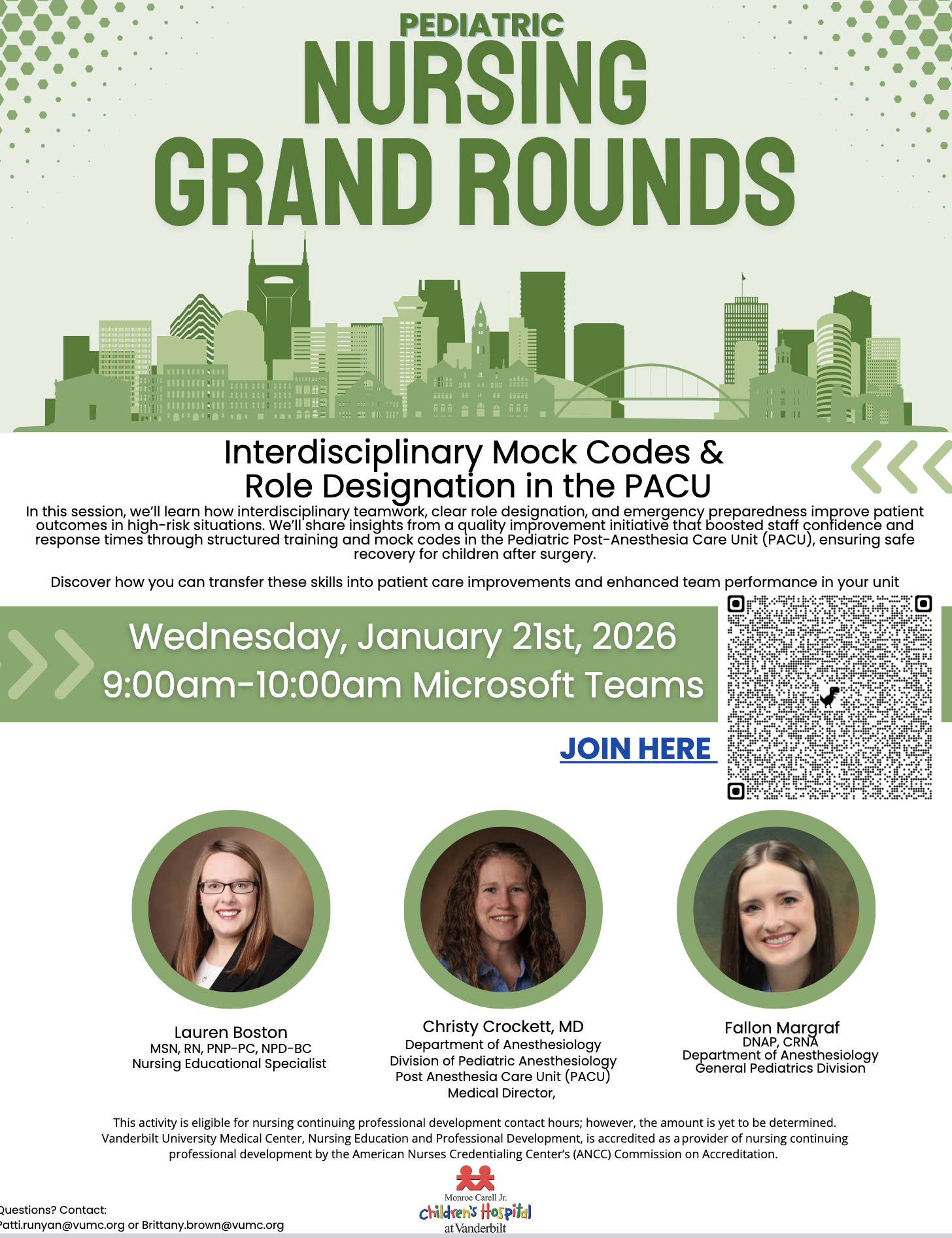 Peds Nursing Grand Rounds, 'Interdisciplinary Mock Codes and Role ...