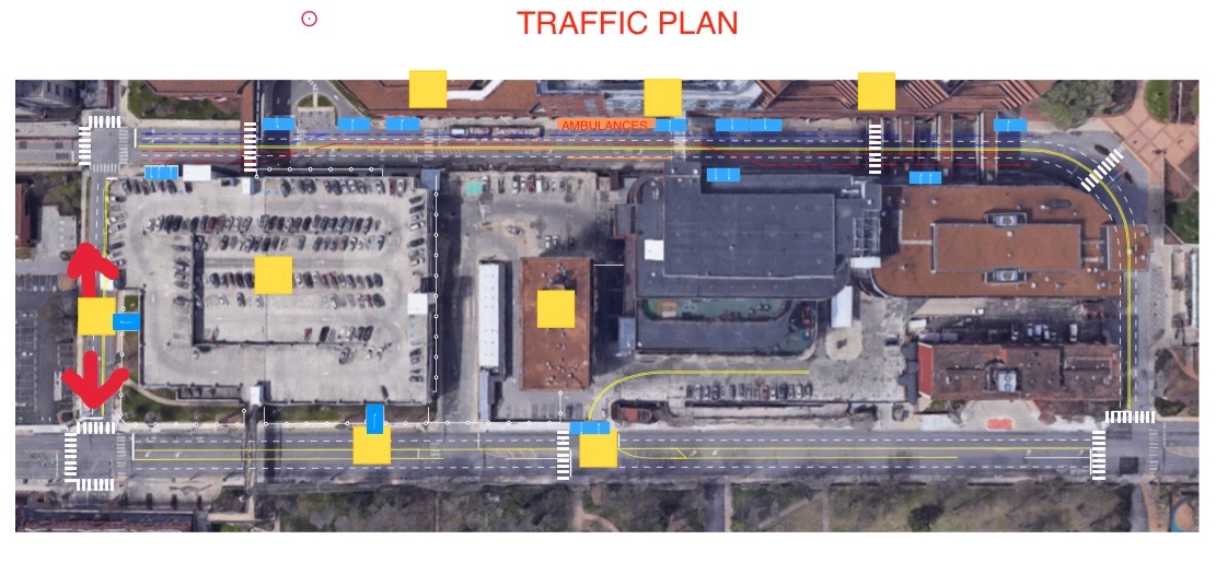 Link building update: New Central Garage traffic flow in place - VUMC News